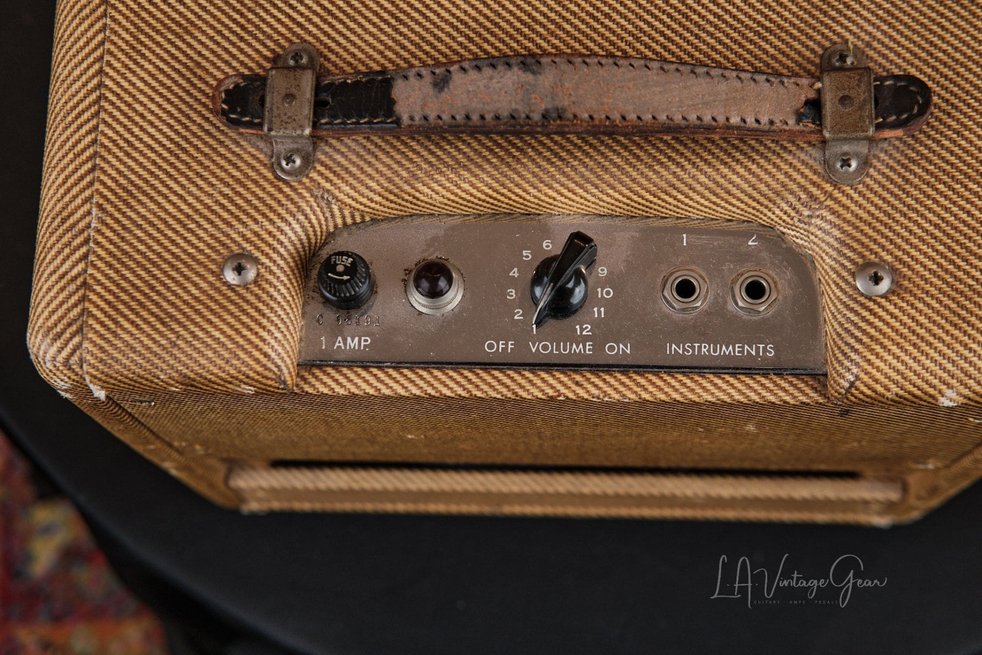 1958 Fender Champ 5F1 5 Watt Amplifier - All Original! • LA Vintage Gear