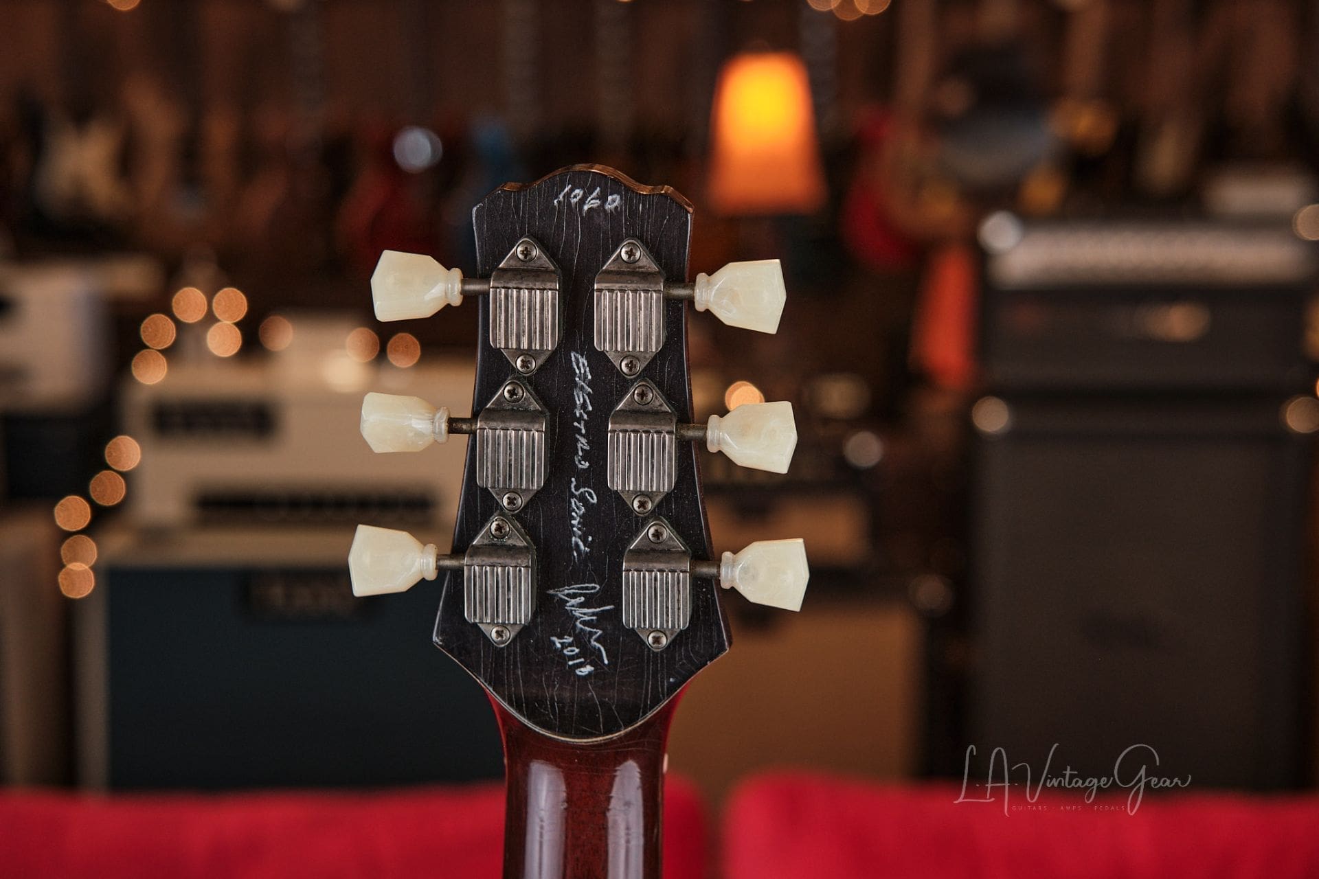 Asher Electro Sonic Gold Top Guitar With Brazilian Rosewood Board ...