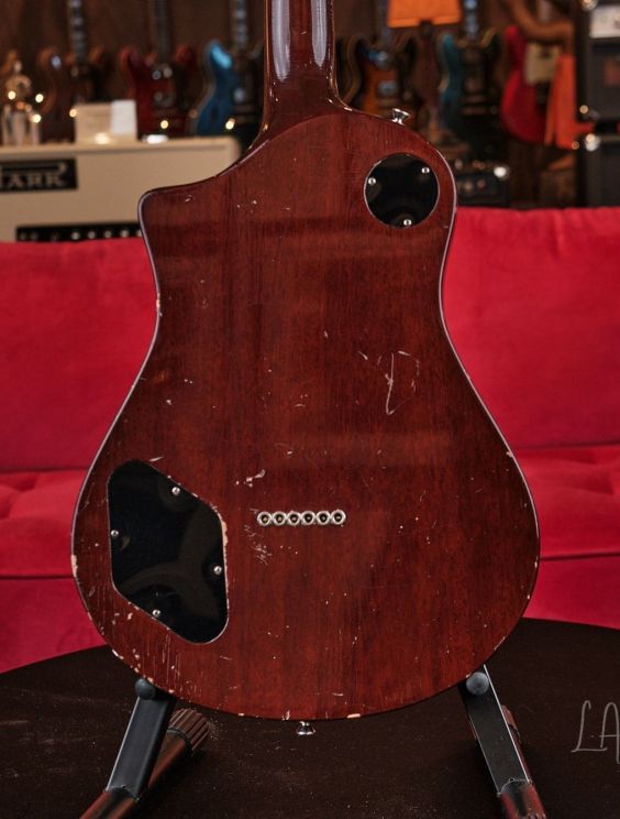 Asher Electro Sonic Gold Top Guitar With Brazilian Rosewood Board ...