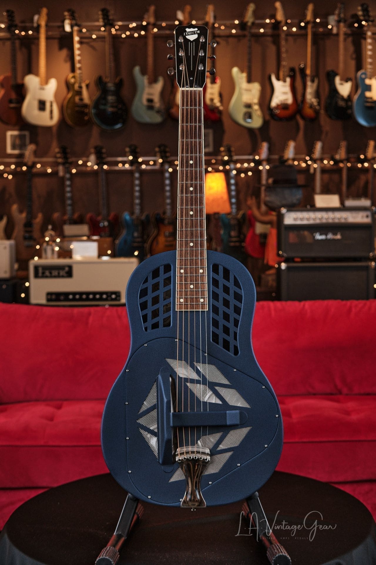 National Reso-phonic Style 1 Tricone Resonator - In Satin Blue! • LA ...