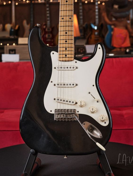 Danocaster Black Double Cut Electric Guitar – With Ron Ellis Pickups ...