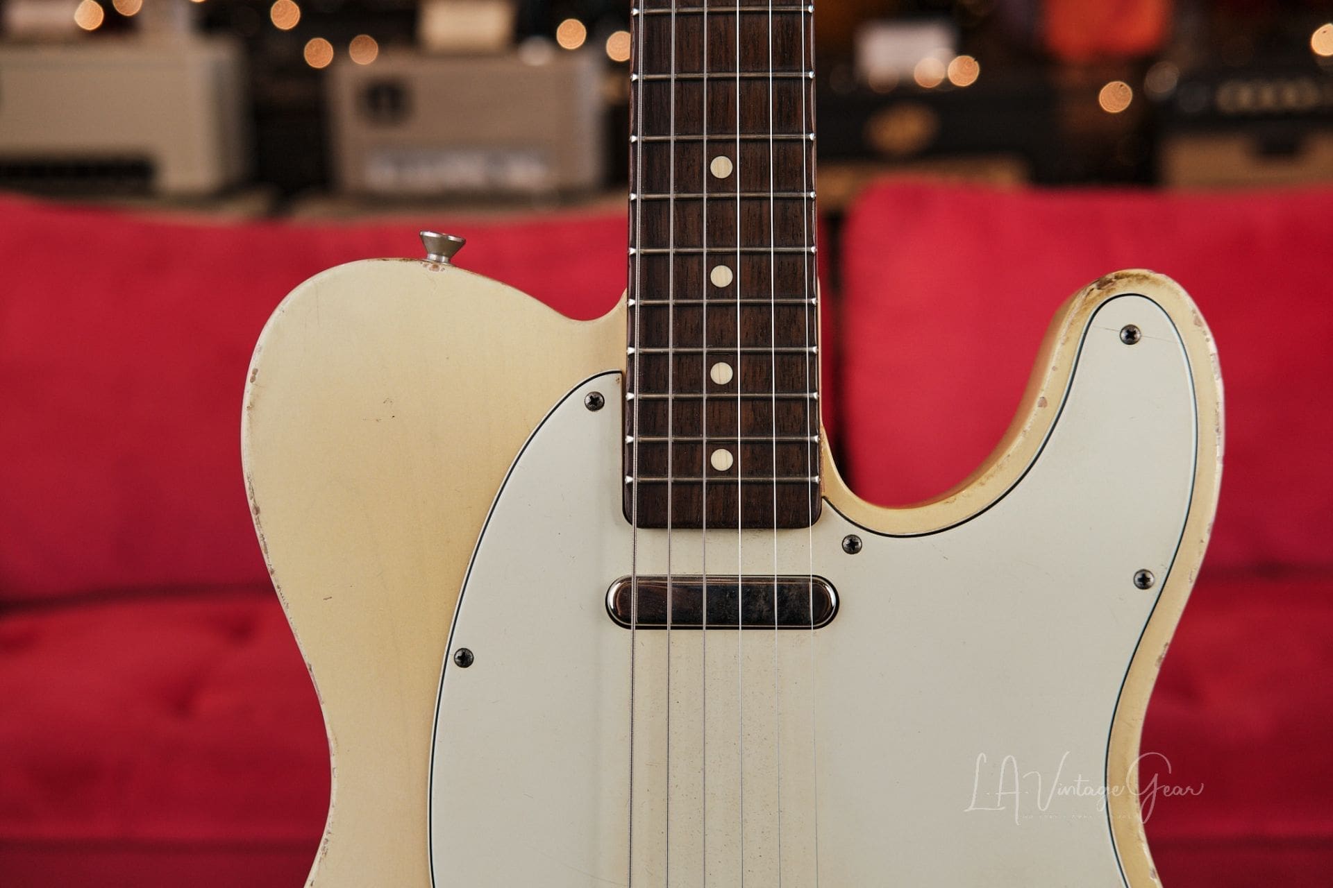 Danocaster Single Cut Whiteguard Electric Guitar – With Ron Ellis ...