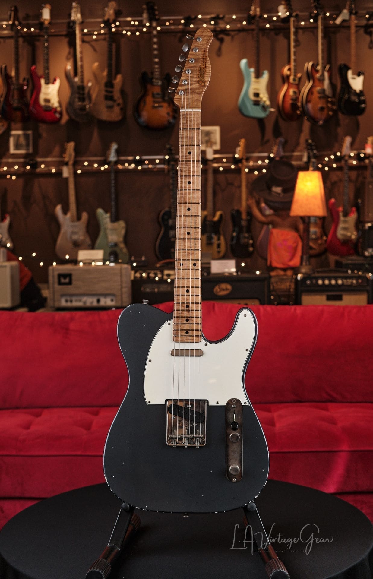 Xotic XTC-1 T-Style Relic’d Electric Guitar – Charcoal Frost Finish ...